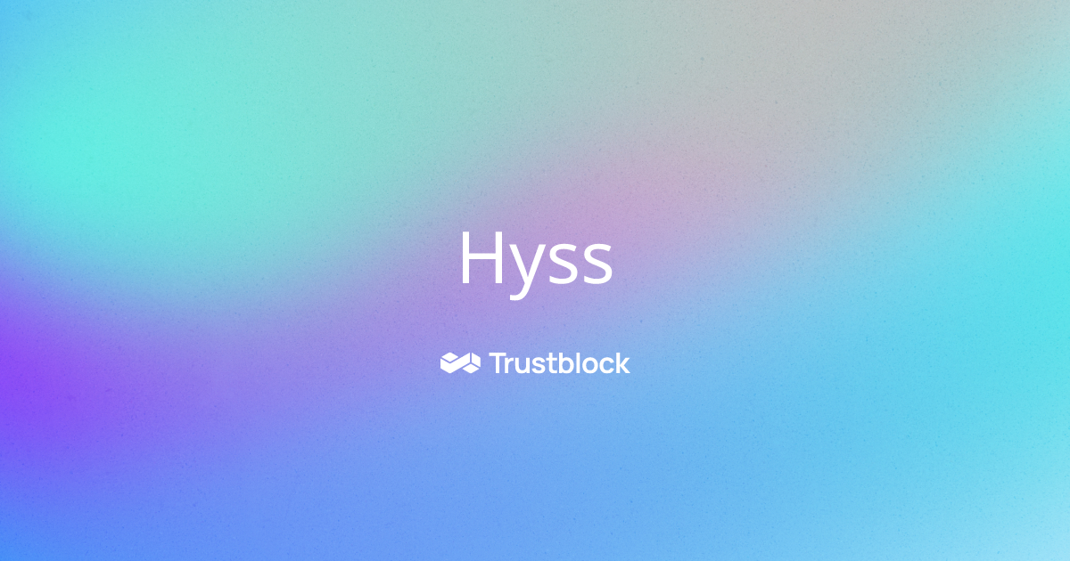 Hyss Security Status | Trustblock