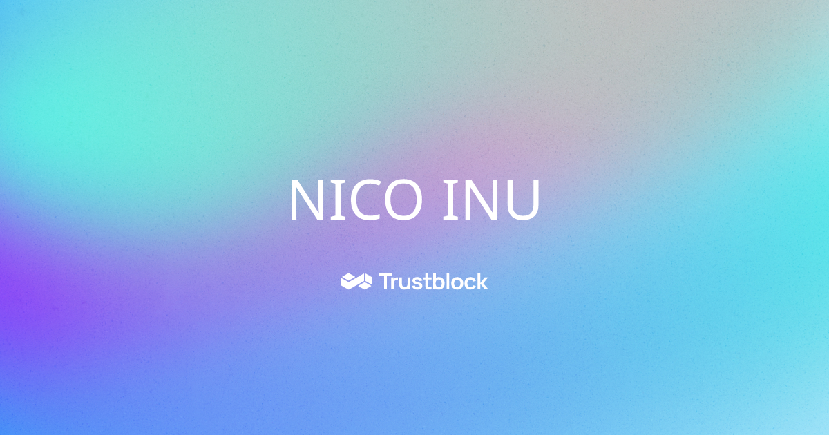 NICO INU Security Status | Trustblock