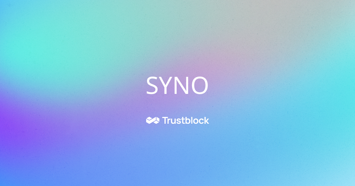 SYNO Security Status, Audits & Auditors | Trustblock